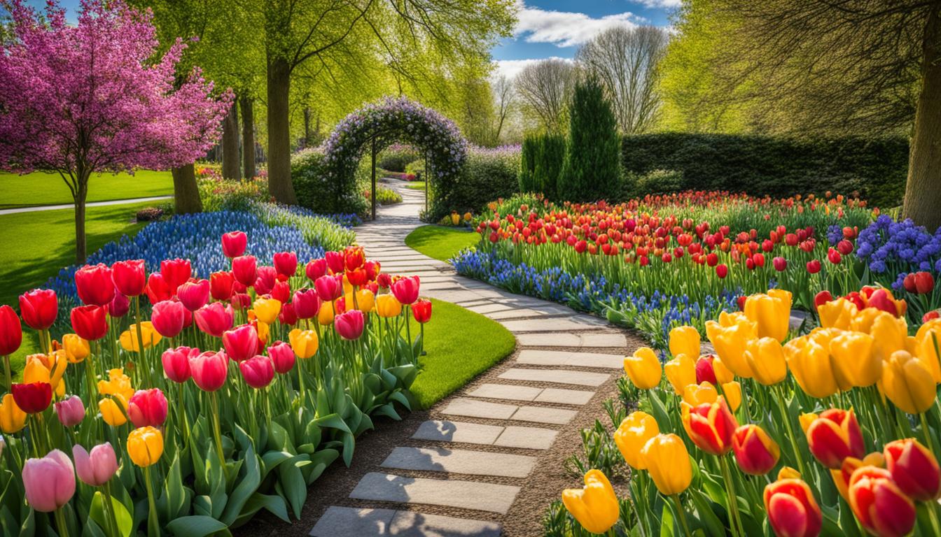Tulip Garden Design Ideas for Springtime Charm
