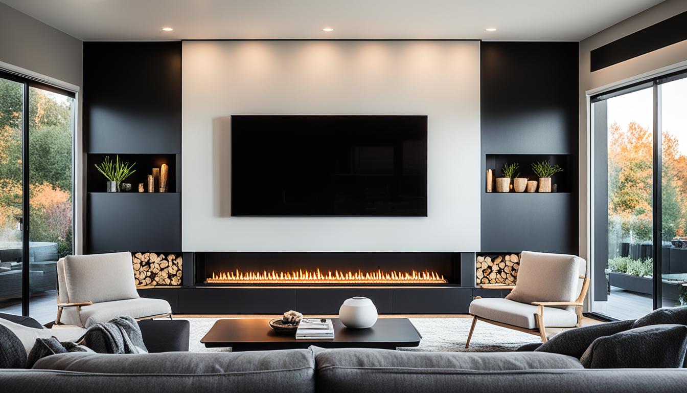 Transform Your Space with TV Fireplace Wall Ideas