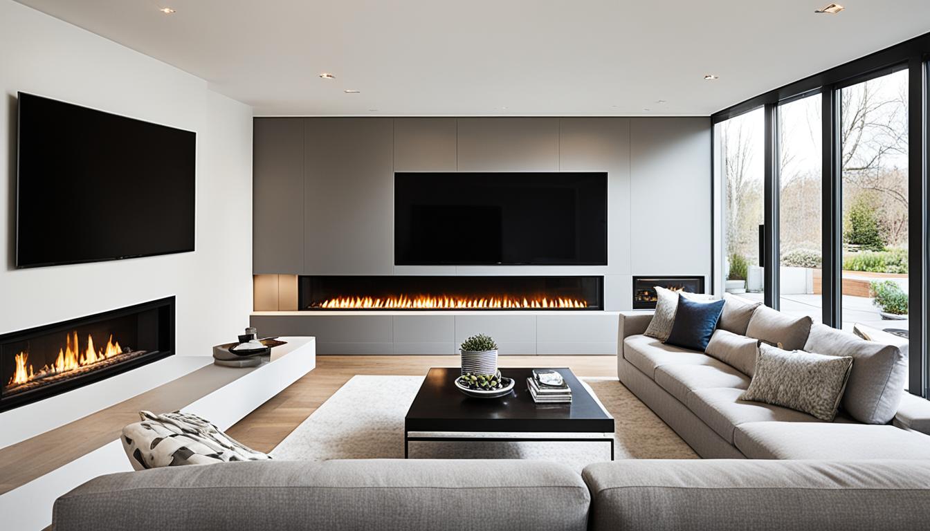 Transform Your Space with TV Fireplace Wall Ideas