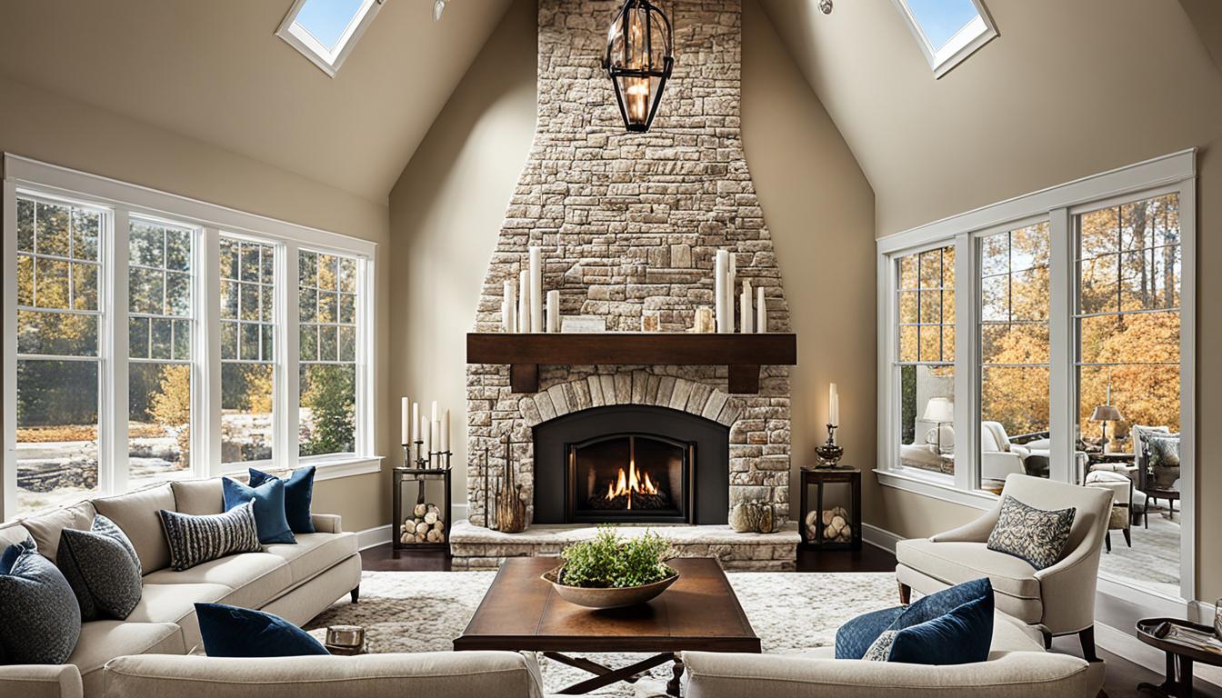 Elevate Style: Vaulted Ceiling Fireplace Ideas