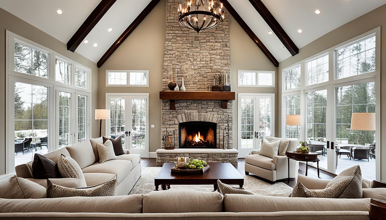 Vaulted Ceiling Fireplace Ideas to Elevate Your Home