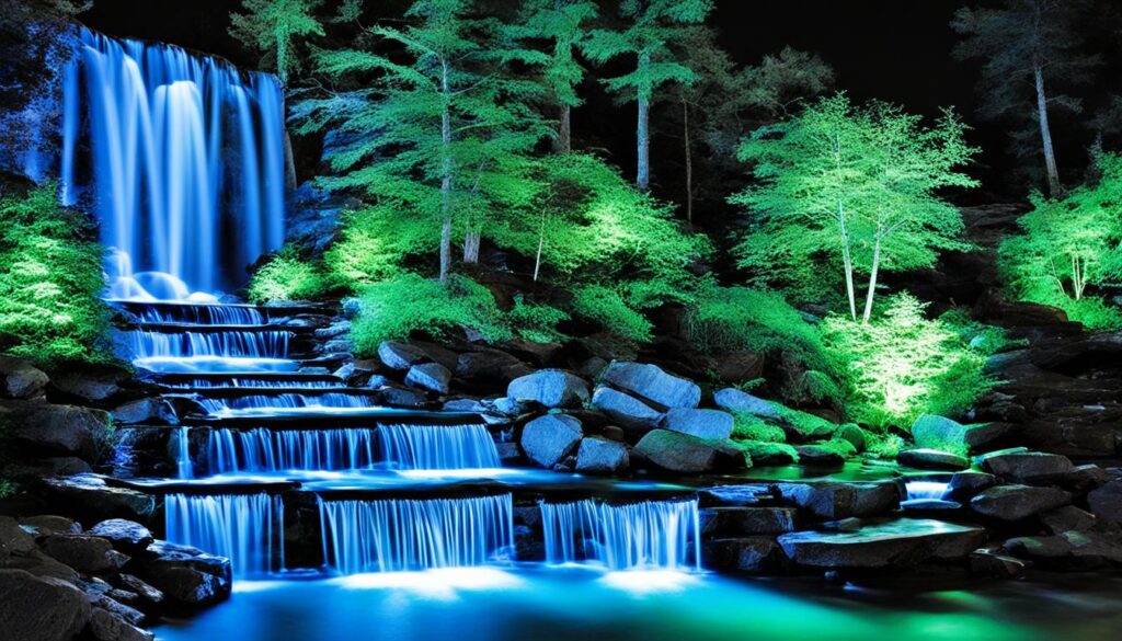 Illuminating Charm: Waterfall Lighting Ideas Revealed