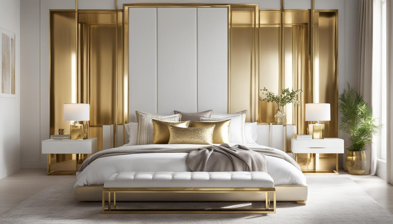 Elegant White and Gold Bedroom Ideas for a Chic Space
