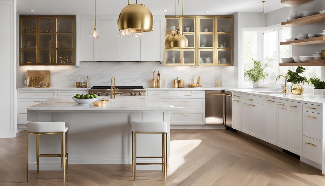 Elevate Your Home with Chic White and Gold Kitchen Ideas