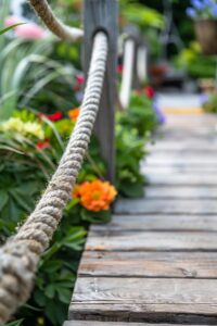 Rustic Charm: Rope Railing Decking Rope Ideas